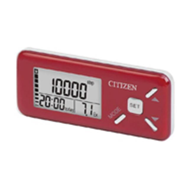 Veridian TW-610R Citizen Deluxe Digital Pocket Pedometer-Red - Walmart.com