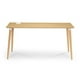 Hubbub Freya Table Desk 60"W x 24"D Ash/White Metal Accents - Walmart.com