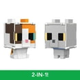 Minecraft Flippin’ Figs Figures Collection, 2-in-1 Fidget Play, 3.75-in ...