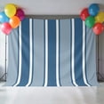Blue White Stripes Backdrops for Photography, Lines Modern Vertical ...