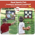 Football Toss Game Outdoor Toy for Kids Ages 3-8 for Backyard Beach ...