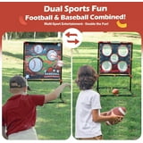 Football Toss Game Outdoor Toy for Kids Ages 3-8 for Backyard Beach ...