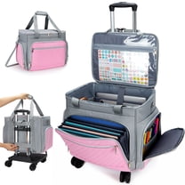 Fegat Rolling Craft Bag,Sewing Machine Tote,Large Sewing Accessories ...