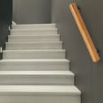 2FT Wall-mounted Wood Handrail For Steps Stair Railing Hand Rail Indoor ...