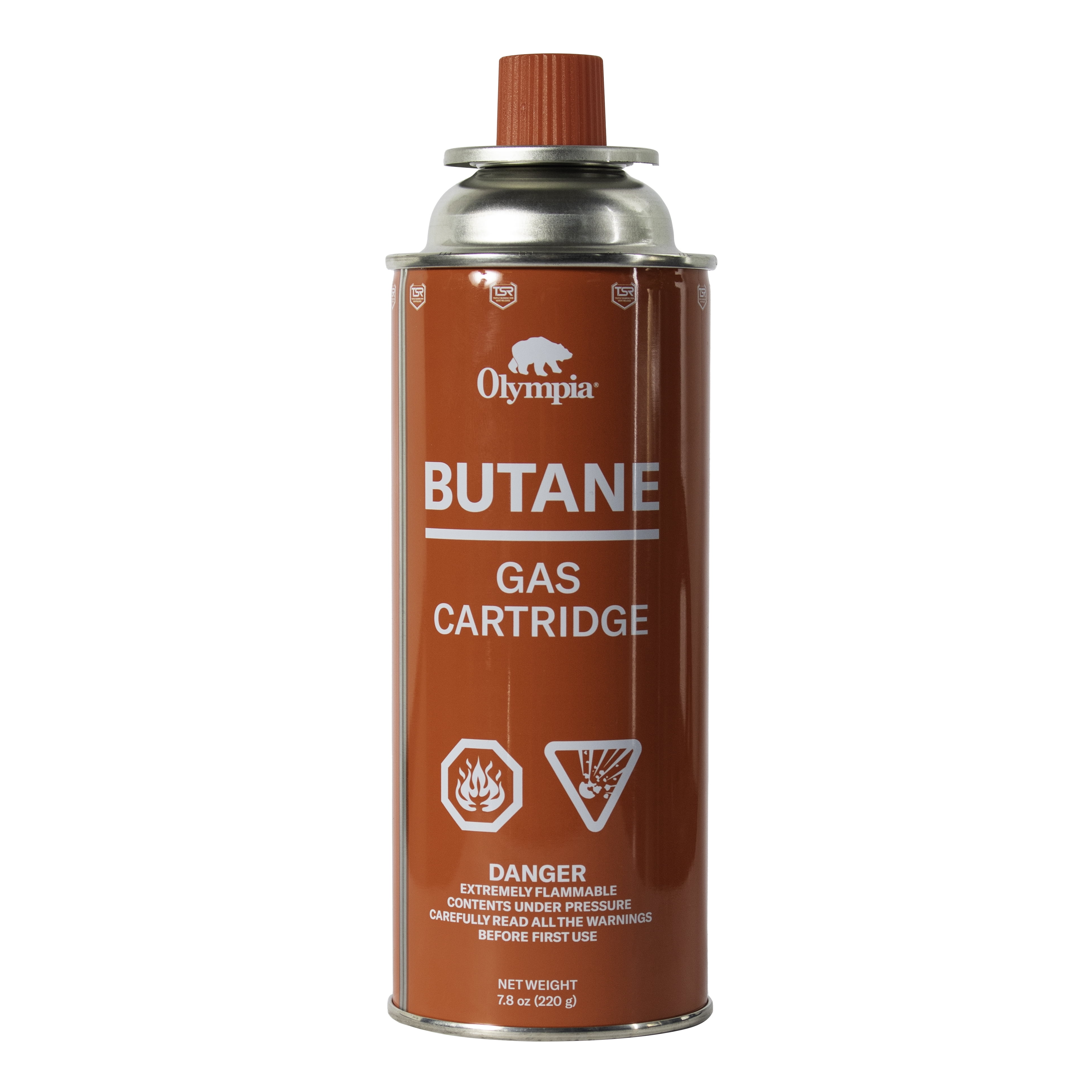 Olympia Brand Butane Gas Cartridge – 7.75oz (220g) - for Stoves & Portable Appliances - Walmart.com