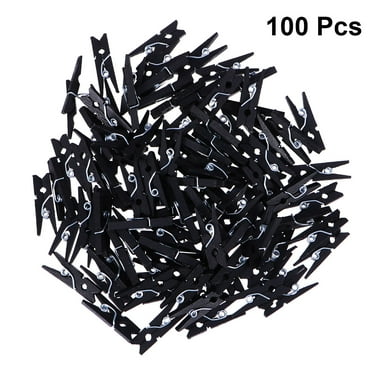 100 Pcs Transparent Picture Clips Photo Hanging Clips Mini Clothespins ...