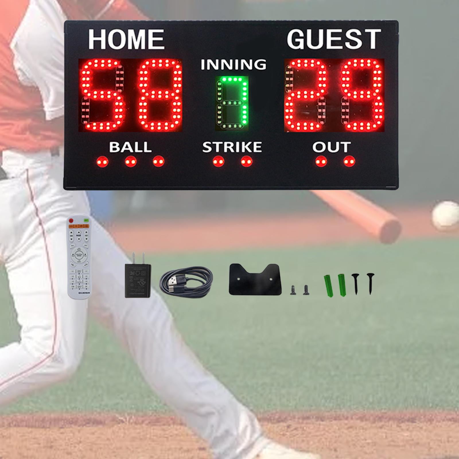 Marcador de béisbol portátil, marcador de puntuación de béisbol ...