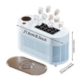 Portable Small Ice Maker, 12V Compact Mini Ice Cube Maker Countertop ...