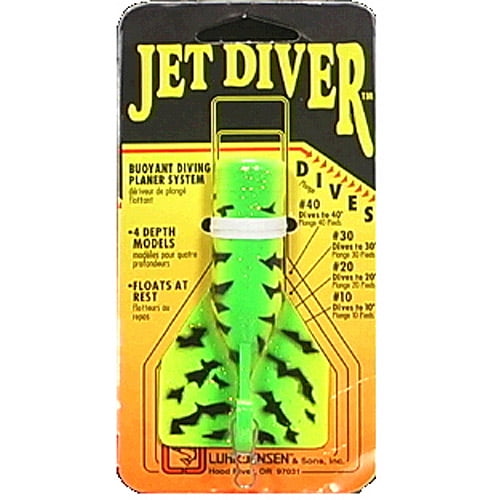 Luhr Jensen Jet Diver Trolling/Back Troliing Diver 3-1/2" Batman/Fire ...