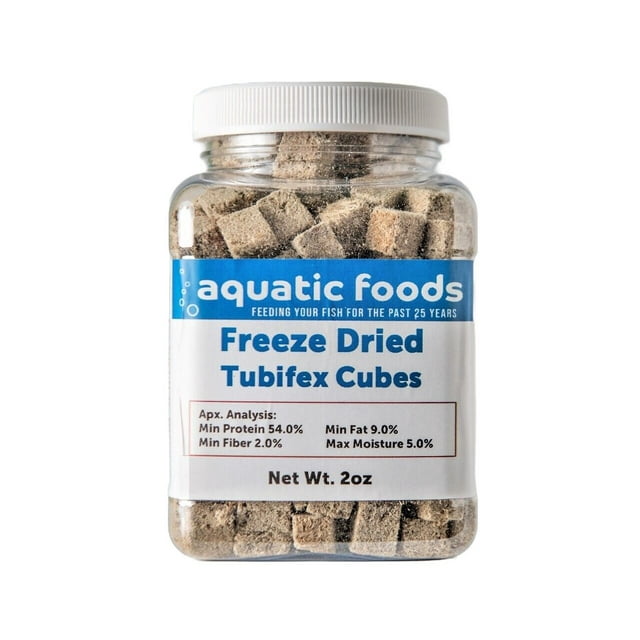 Tubifex Worms--Freeze Dried Floating Tubifex Worm Cubes for All ...