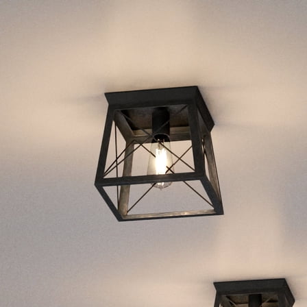 Luxury Farmhouse Ceiling Light, 8H x 7.375W, with Modern Farmhouse ...