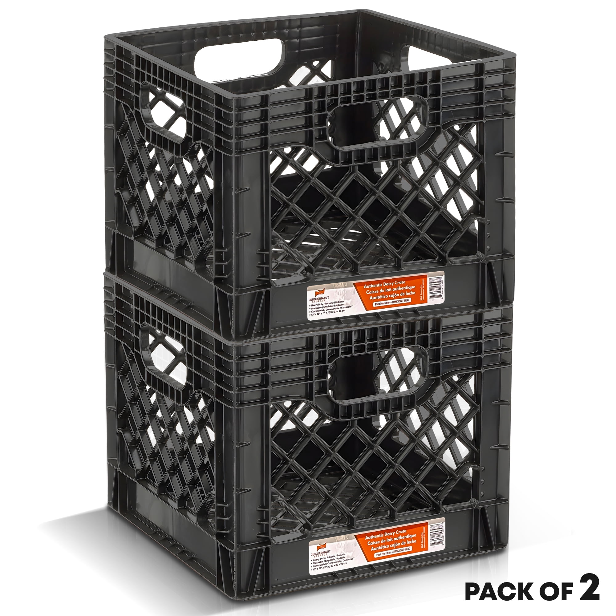 Plastic Milk Crate Storage Units