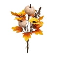 Artificial Maple Leaf Sunflower Pumpkin Bundle Simulation Decorative ...