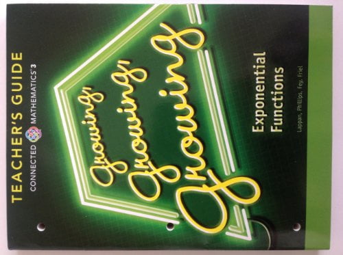 Pre-Owned Connected Mathematics 3 TEACHER'S GUIDE Grade 8: Growing, Growing, Growing ...