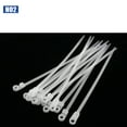 Tibvox 100Pcs Nylon Cable Ties Adjustable locking Cord Ties Straps ...