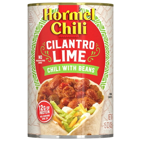 Hormel Chili Canned Chili 38 oz Shelf-Stable Steel Can with 15g Protein ...