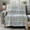 Ethnic Tribe Boho Blanket Soft Cozy Warm Throw Blanket for Couch, Plush ...