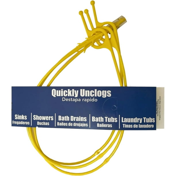 Drain King DKMS 3-Pack Mini Snake Bath Sink & Shower Hair Clog