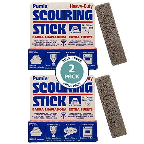 U.S. Pumice Pumie Scouring Stick, Heavy Duty Extra Strong Pumice ...