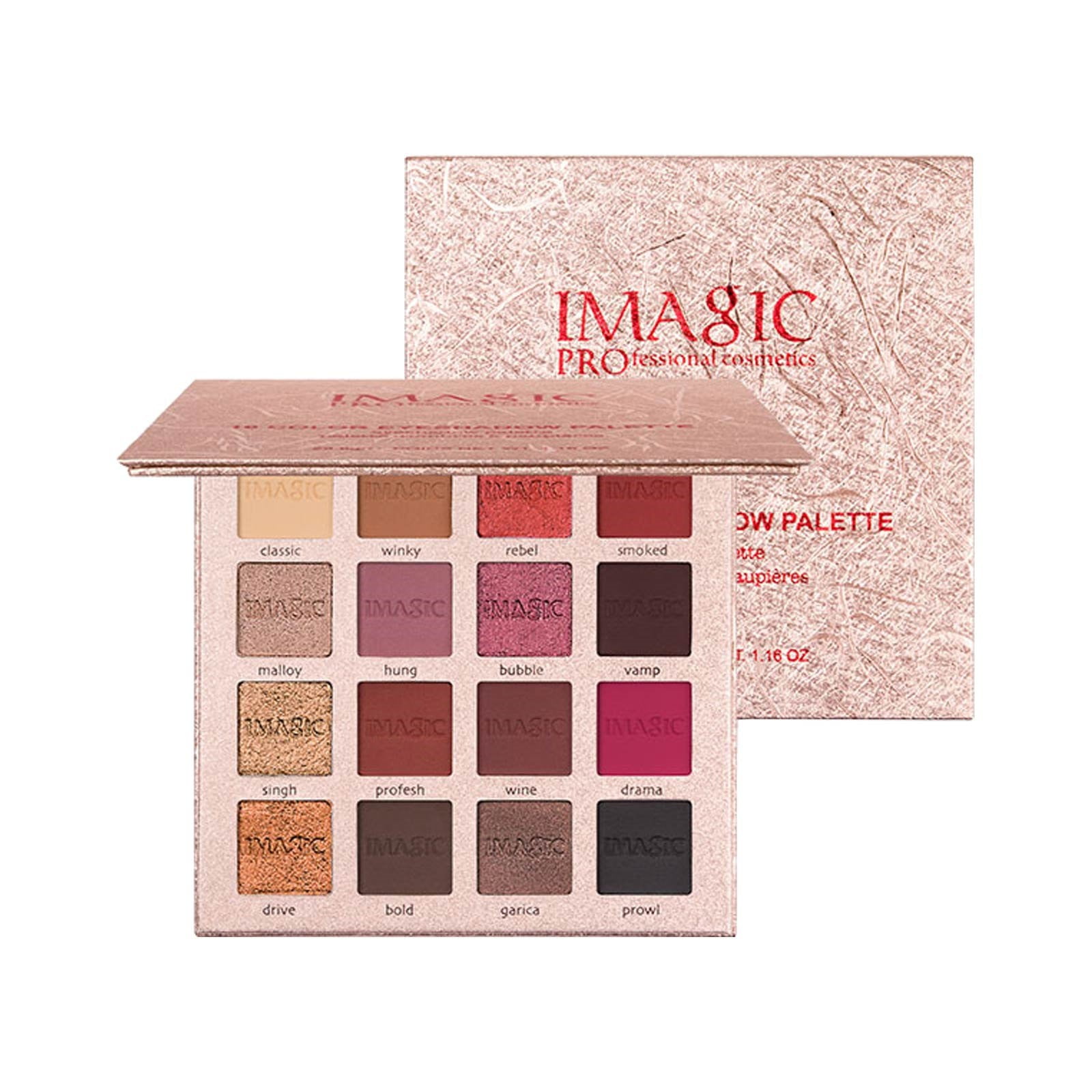 CLZOUD Eyeshadow Palette 16 Colors Eyeshadow Long Lasting Multi ...