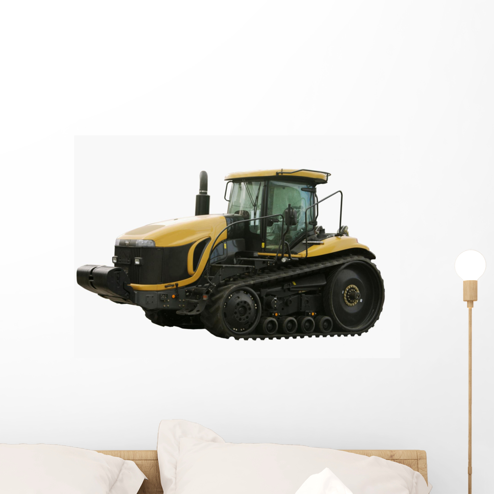 Caterpillar Tractor Wall Decal by Wallmonkeys Peel and Stick Graphic ...