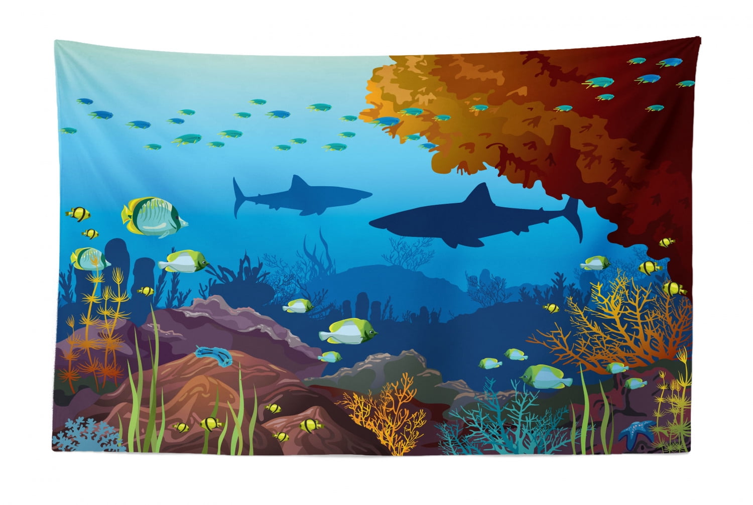 Deep Sea Tapestry, Aquatic Nature Tender Cumulus and Underwater Fauna ...