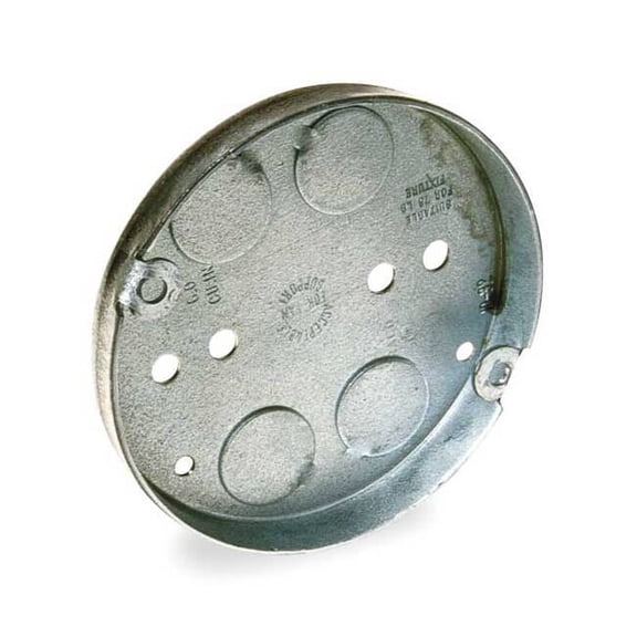 4 Pack Shallow Electrical Box, 1/2-Inch Deep, 1/2-Inch Bottom Knockouts ...
