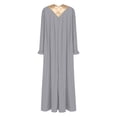 Raenseen Womens Choir Robe Flared Long Sleeve Ruffled Clergy Dresses ...