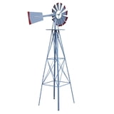 Zimtown 8FT Windmill Ornamental, Weather Resistant Metal for Home ...