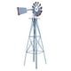 Ktaxon 8Ft Garden Decoration Windmill Weather Vane Heavy Duty Metal ...