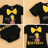 IBTOM CASTLE Baby Boys First Birthday Outfits Suspenders Bloomers ...