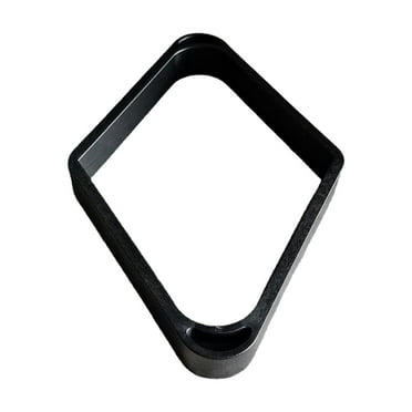 Three-Wins Imports, LLC GSE Black Solid Wood Billiard 8-Ball Triangle/9 ...