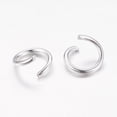 1000g Iron Open Jump Rings Round Silver 19 Gauge 7x0.9mm Inner Diameter ...