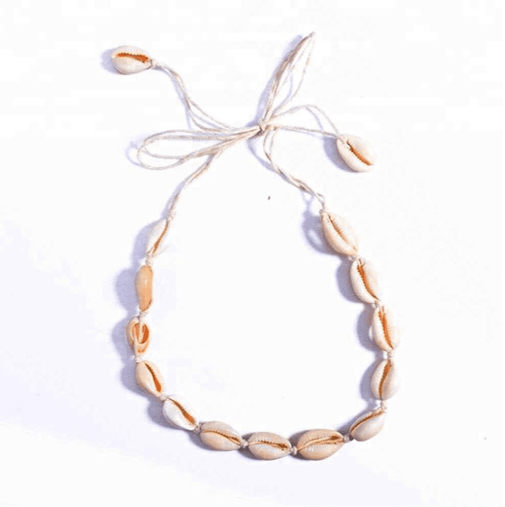 Sea Shell Choker Cowrie Adjustable Seashell necklace by vscohun ...