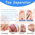 Silicone Anti-Friction Toe Protector, 10PC Gel Toe Protectors ...