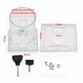 Transparent Plastic Trimmer Router Base for 3701 3703 Models - Walmart.com