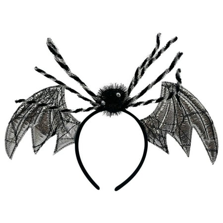 Agiferg Halloween Ghost Face Wing Festive Party Dress Up Hair Buckle ...
