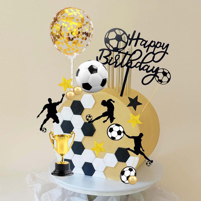 Soccer Cake Toppers Soccer Party Cake Topper Set - 31-Piece Sports ...