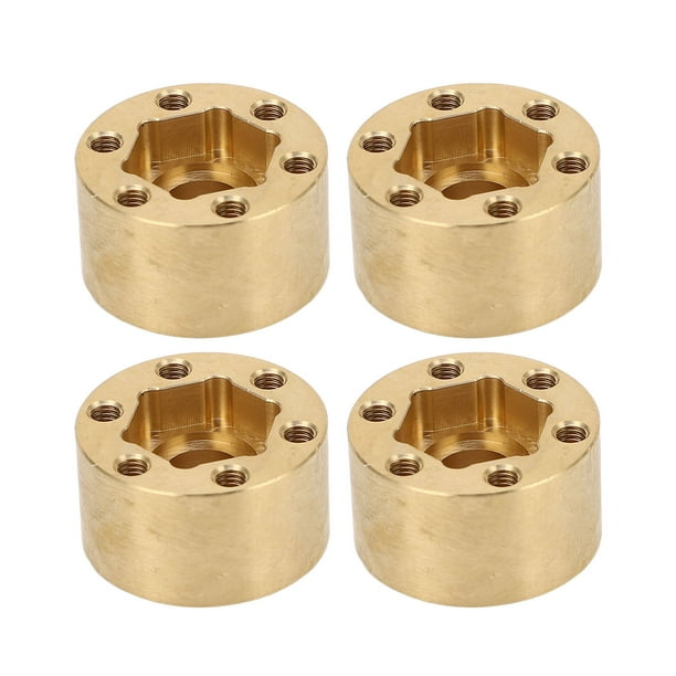 4PCS Wheel Hex Hub, Wheel Hex Hub Widen Brass Weight Wear Proof Wheel ...