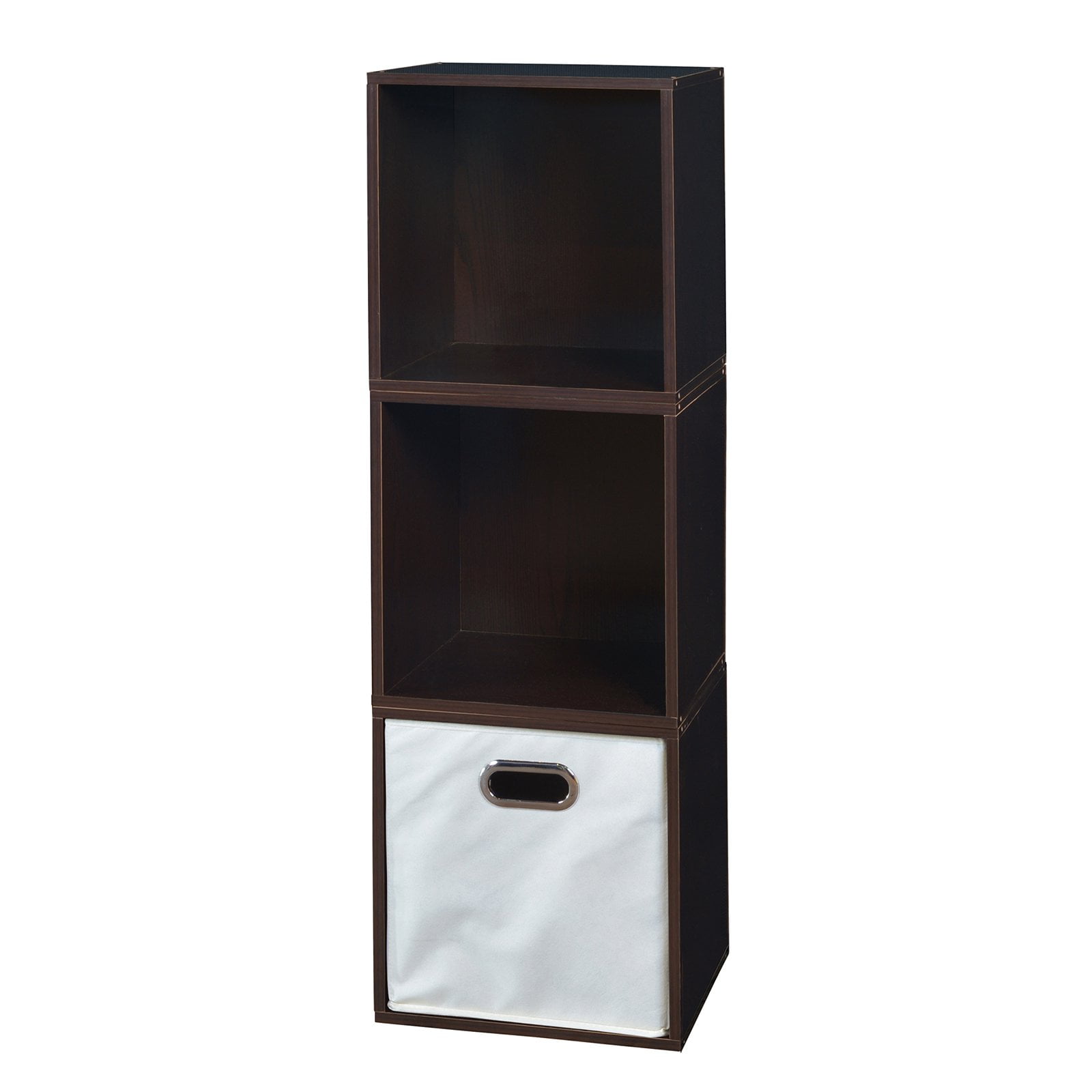 Regency Niche Cubo Three Cube Storage Unit with One Foldable Fabric ...