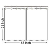 Cabin Kitchen Curtains, Lodge Moose Deer Country Style Kitchen Curtains ...