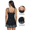 Zando Crossover Tummy Control Swimsuits For Women Ruched Women One