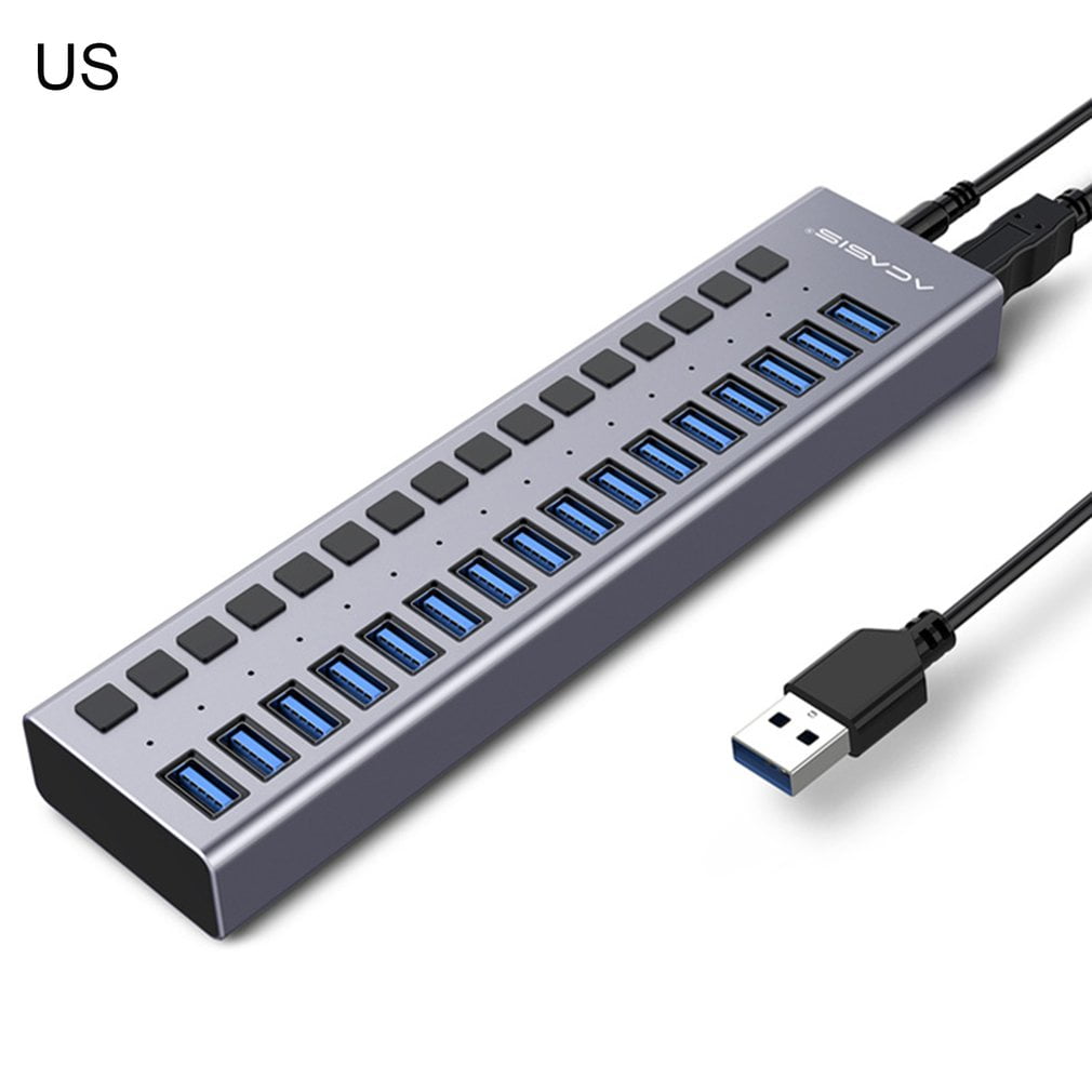 PEACH Universal USB Hub 16 Port USB Charger High Speed Mini Hub Socket ...