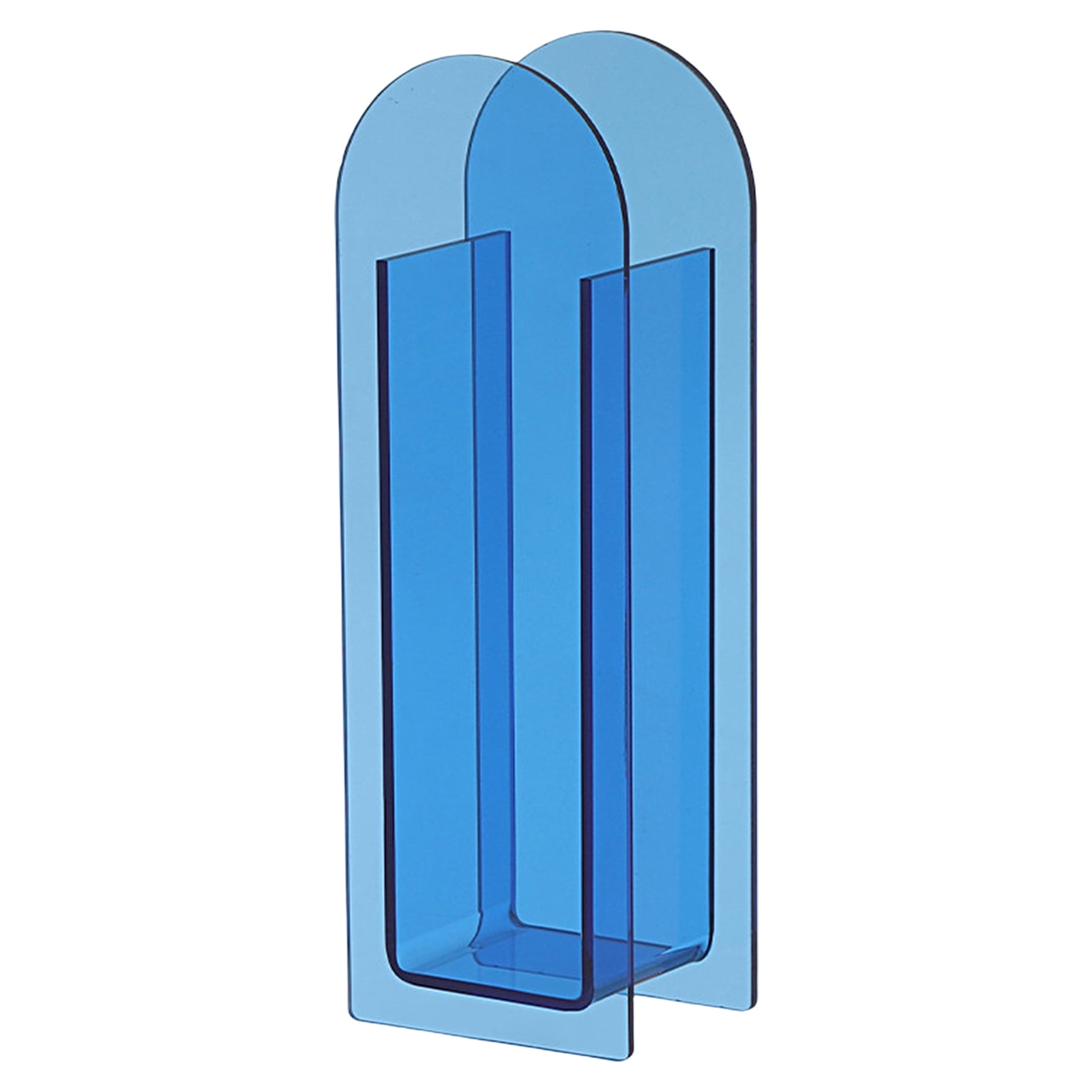 HUAQUE Nordic Style Bright Color Flower Vase Translucent Acrylic Vase ...