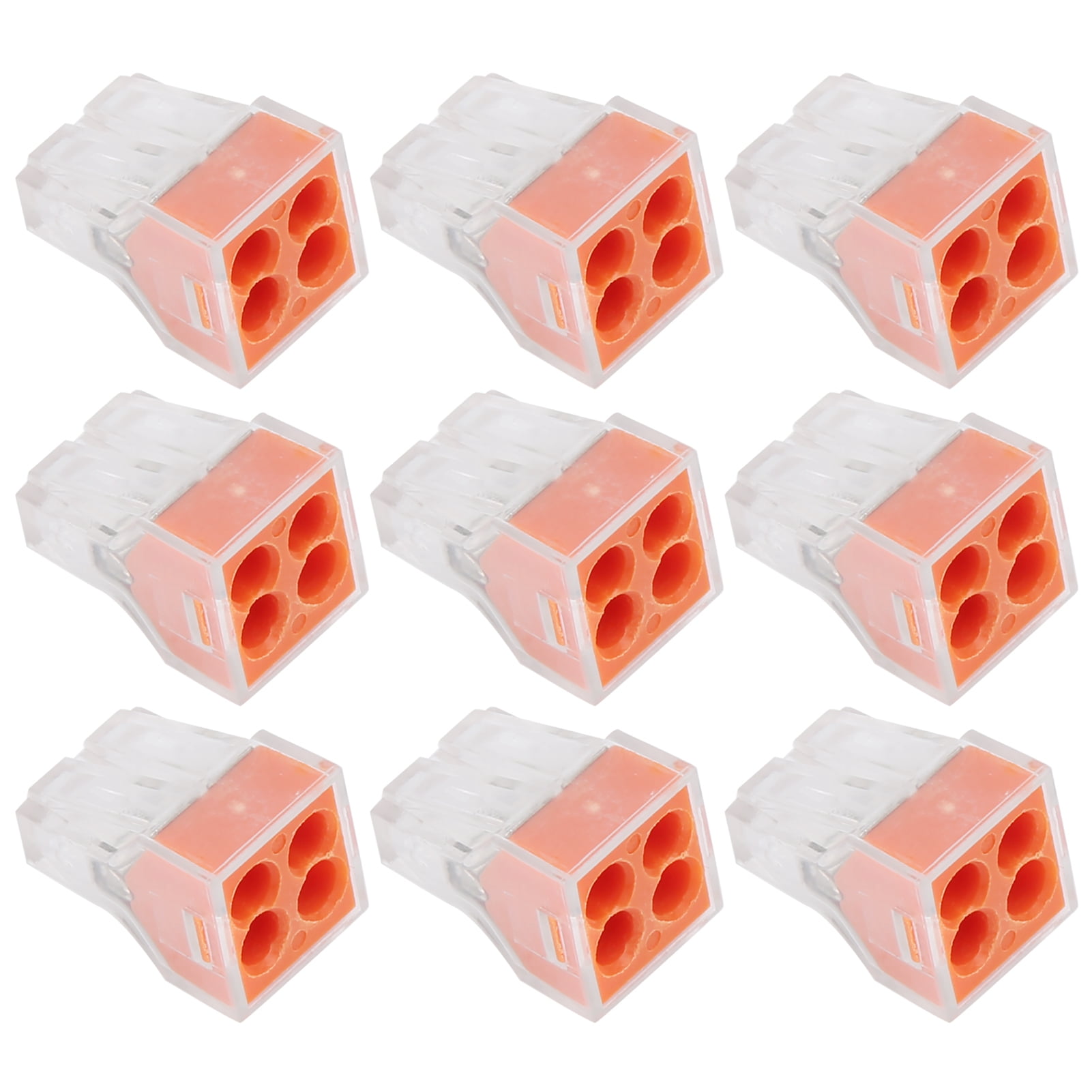 Youthink Non-Twist Connector  Push In Design Quick Wire Connector Wire Parallel Terminal Block Kit For Control Cabinets For Switches Pct-104 Pct-104