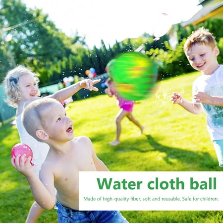 TB&W 12pcs Water Bomb Balls Summer Beach Water Splash Ball Kids Pool ...