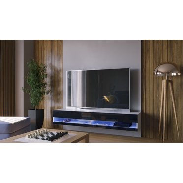 VIGO RTV Floating TV stand up to 80" TV size - Walmart.com