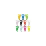 Medium Plastic Clips, 1", Assorted, 500/BX - Walmart.com