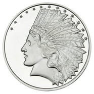 Silvertowne 1 Troy oz Alexander the Great .999 Fine Silver Round, USA ...