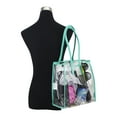 Eastsport Clear All-Purpose Security Tote, Turquoise - Walmart.com